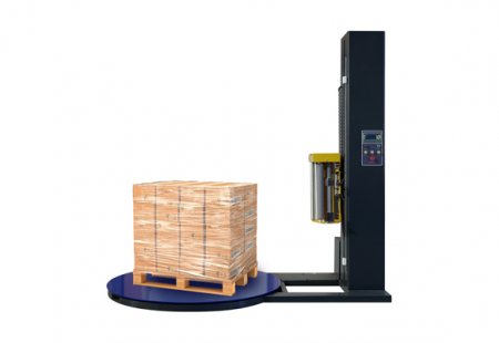Full Automatic skid/pallet stretch film wrap pallet wrapper pallet ...