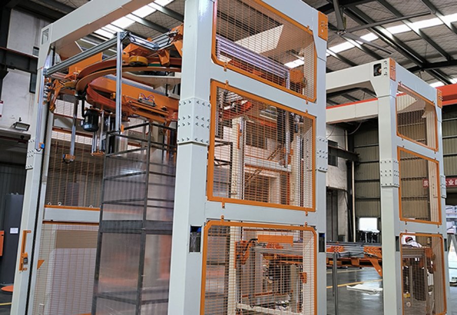 Fully automatic High-speed rotary ring pallet Stretch Wrapping Machines